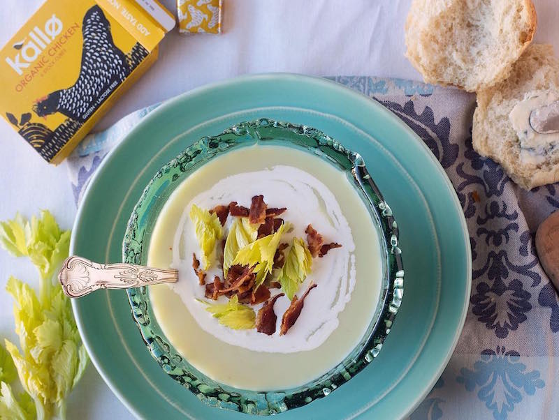 Celeriac & stilton soup – Kallo