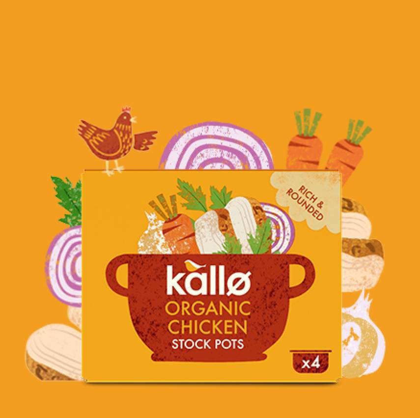 Organic Chicken Stock Pots – Kallo