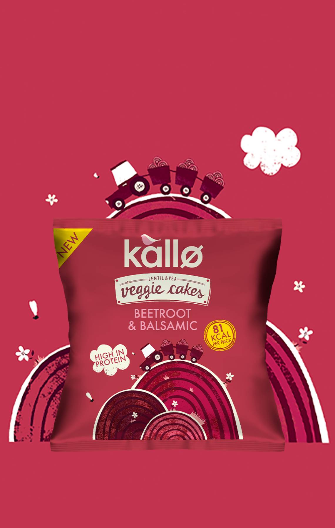 Beetroot and Balsamic Mini Veggie Cakes – Kallo