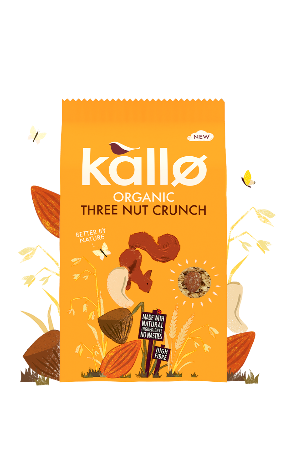 Organic Three Nut Crunch – Kallo